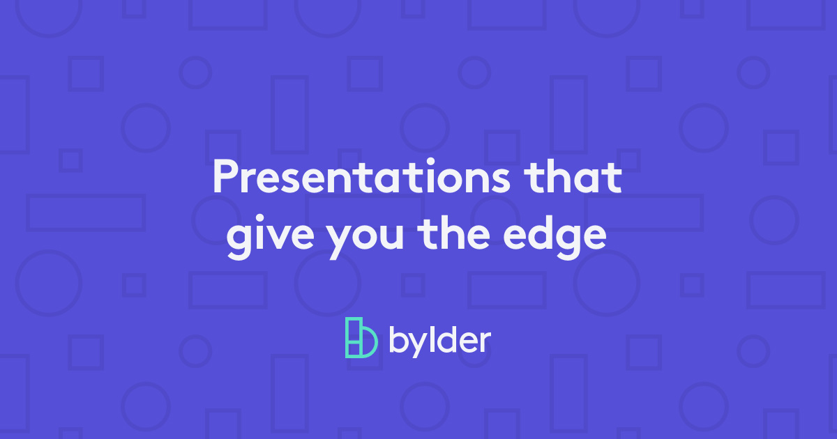 bylder – Sales presentations that give you the edge